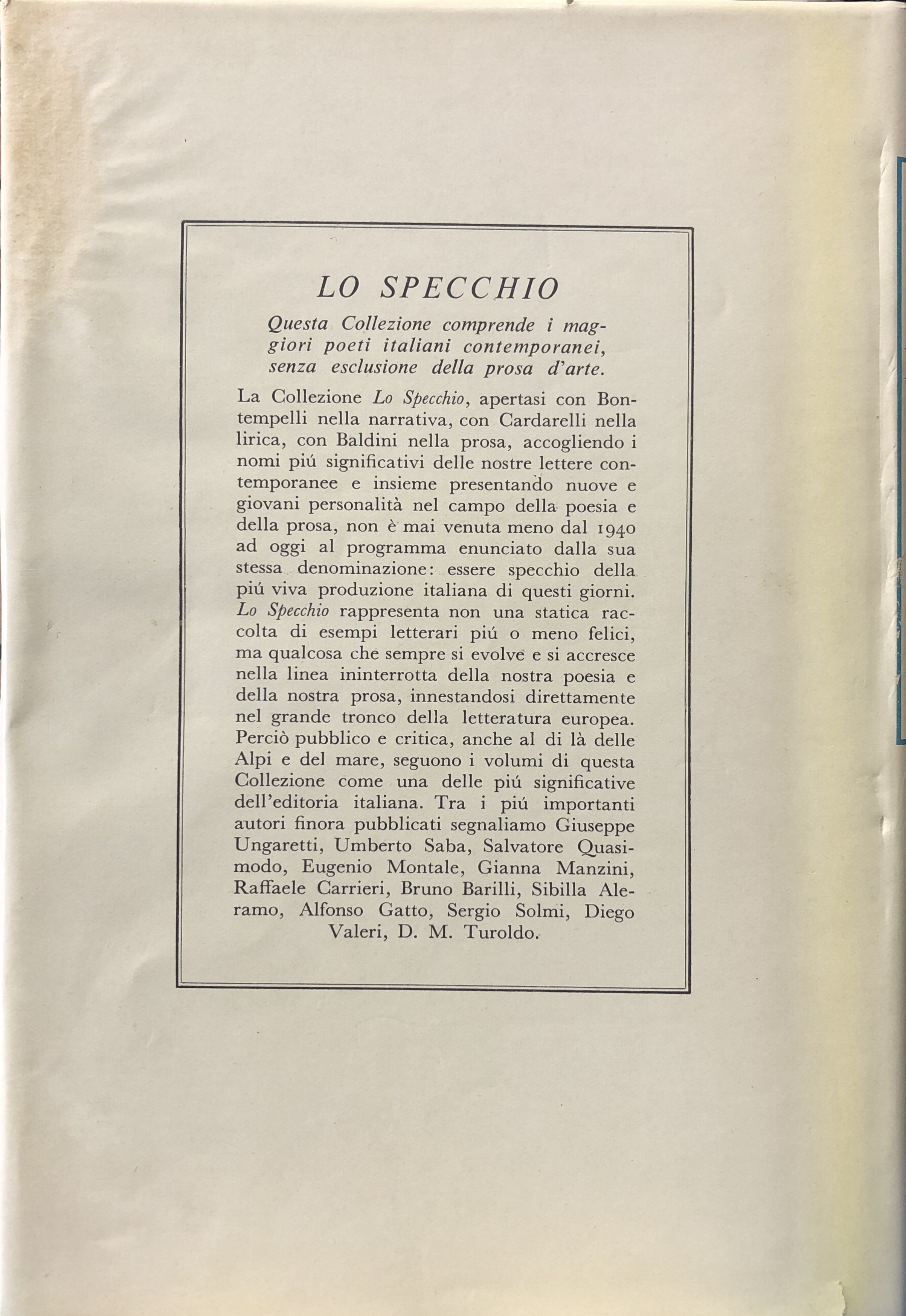 LA CASA DEL SANTO SANGUE by Marino Moretti: OTTIME CONDIZIONI (1957 ...