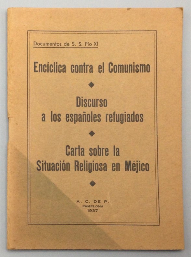 Encíclica "Divini Redemptoris" sobre el Comunismo ateo (19 marzo 1937 ...