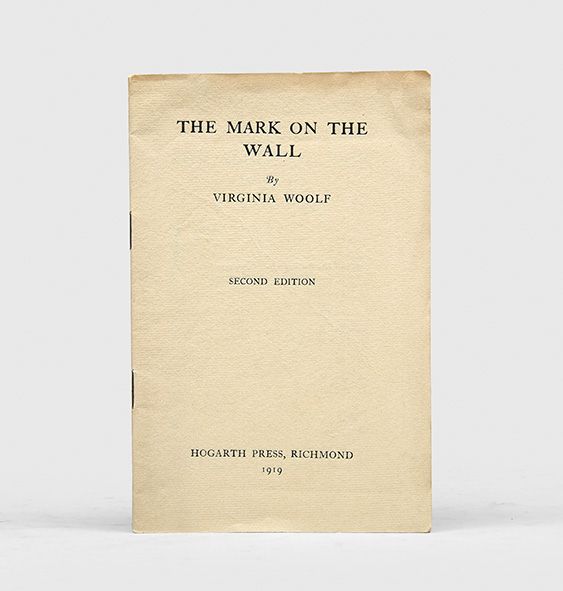 The Mark on the Wall. by WOOLF, Virginia. | Peter Harrington. ABA/ ILAB.