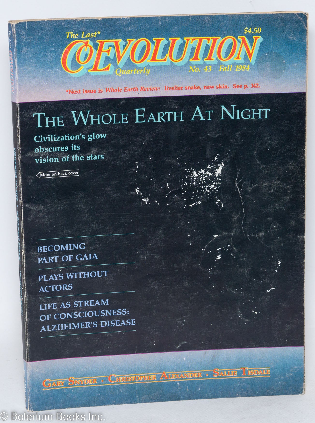 The CoEvolution Quarterly, Supplement to the Whole Earth Catalog, 1984 ...