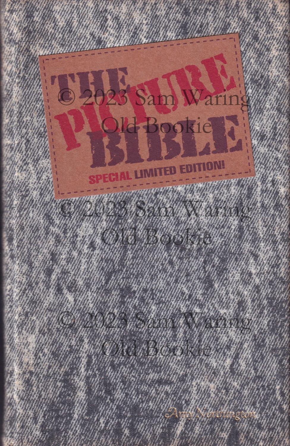 The Picture Bible (blue denim edition) by Hoth, Iva: G Hardcover (1978 ...