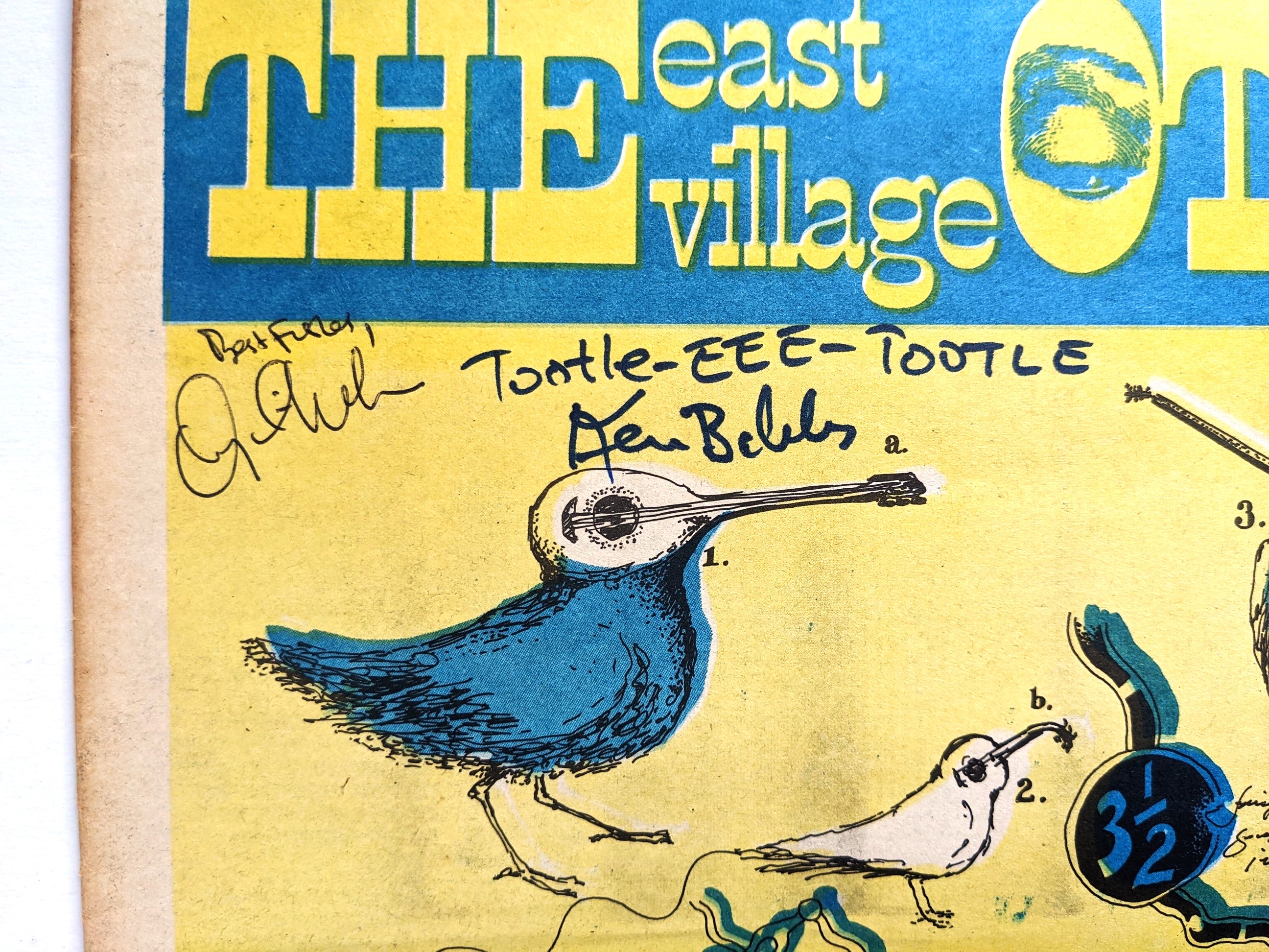 1969 **SIGNED** WOODSTOCK PREVIEW ISSUE of The East Village Other w ...