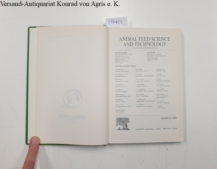 Animal Feed Science and Technology : An International Scientific ...