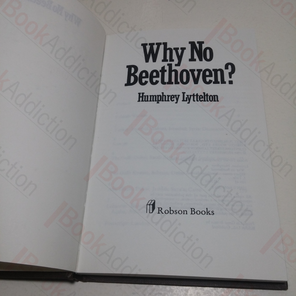 Why No Beethoven? The Diary of a Vagrant Musician (Signed) by Lyttelton ...