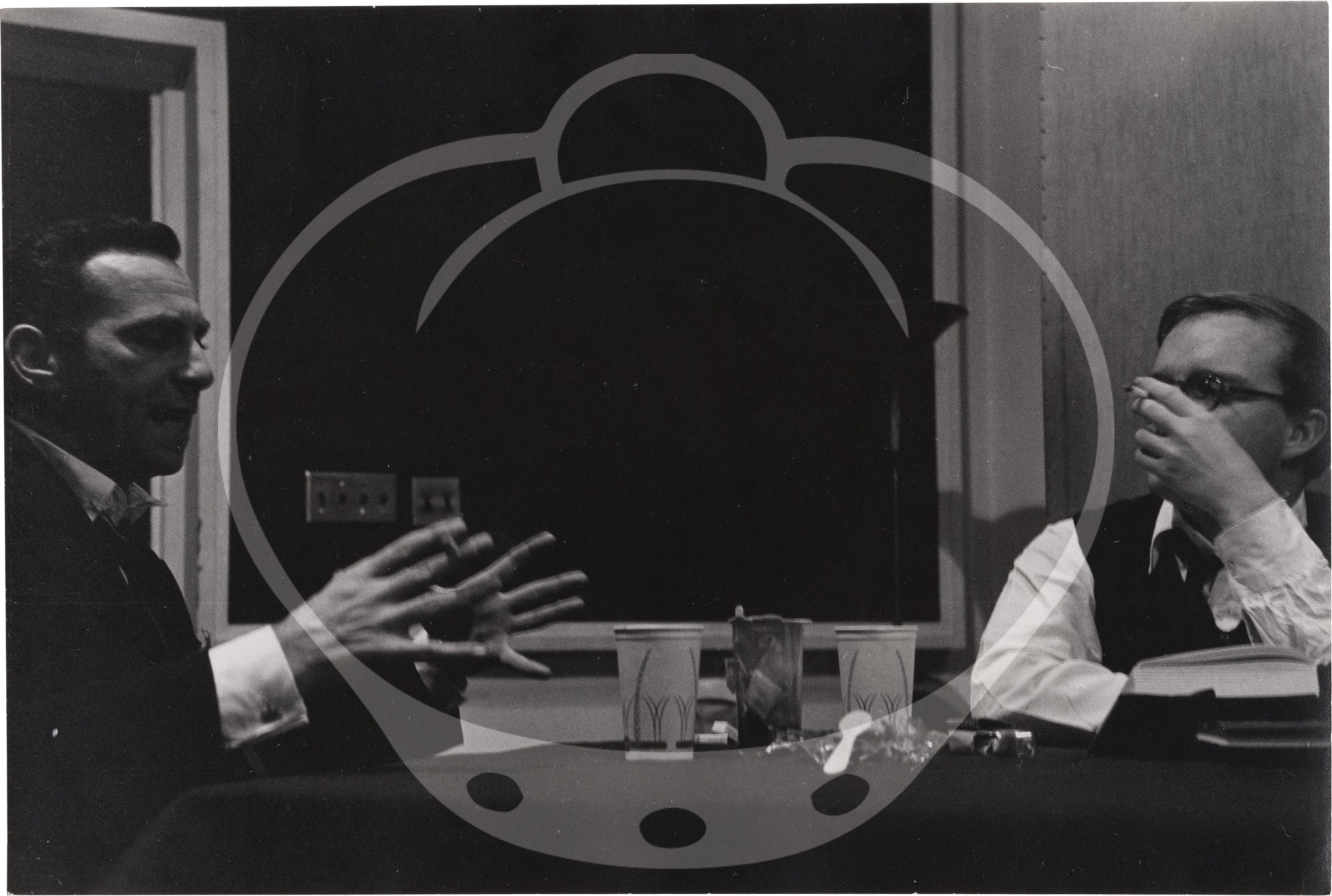 Three original photographs of Truman Capote and Goddard Lieberson ...