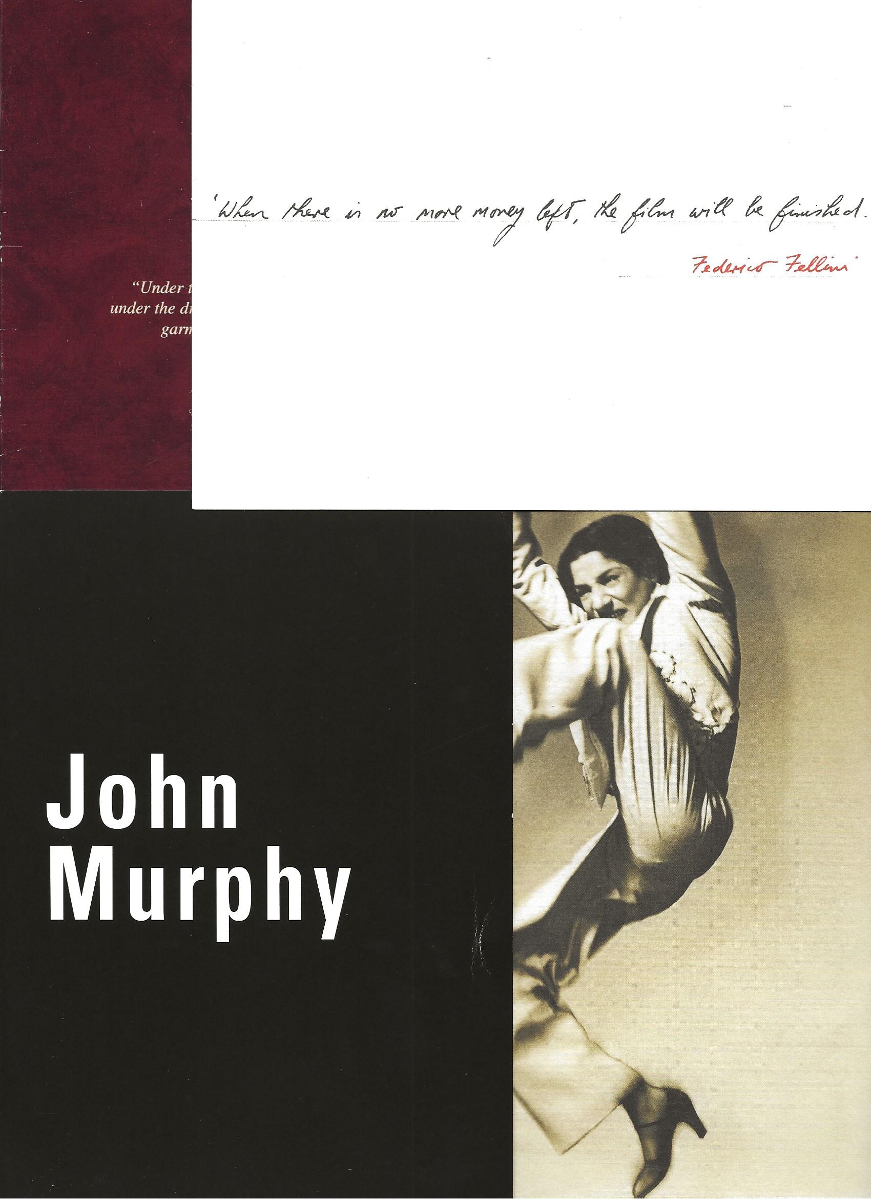 John Murphy - a collection of 11 invitations by Murphy, John: Fine No ...
