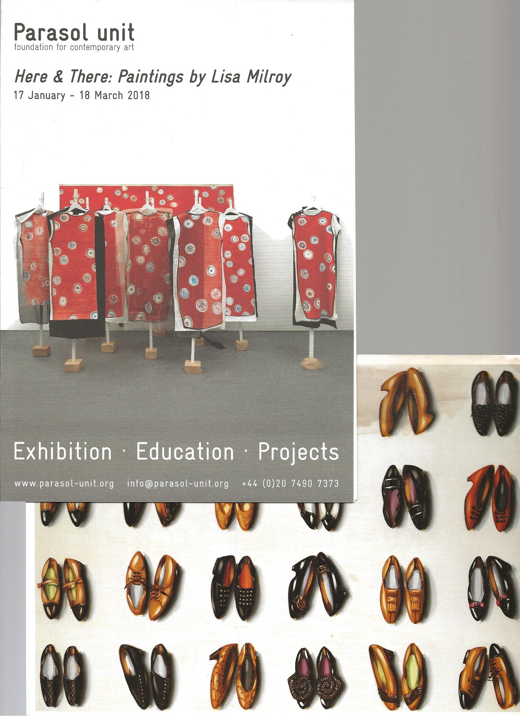 Lisa Milroy - a collection of 4 invitations / documents by Milroy, Lisa ...