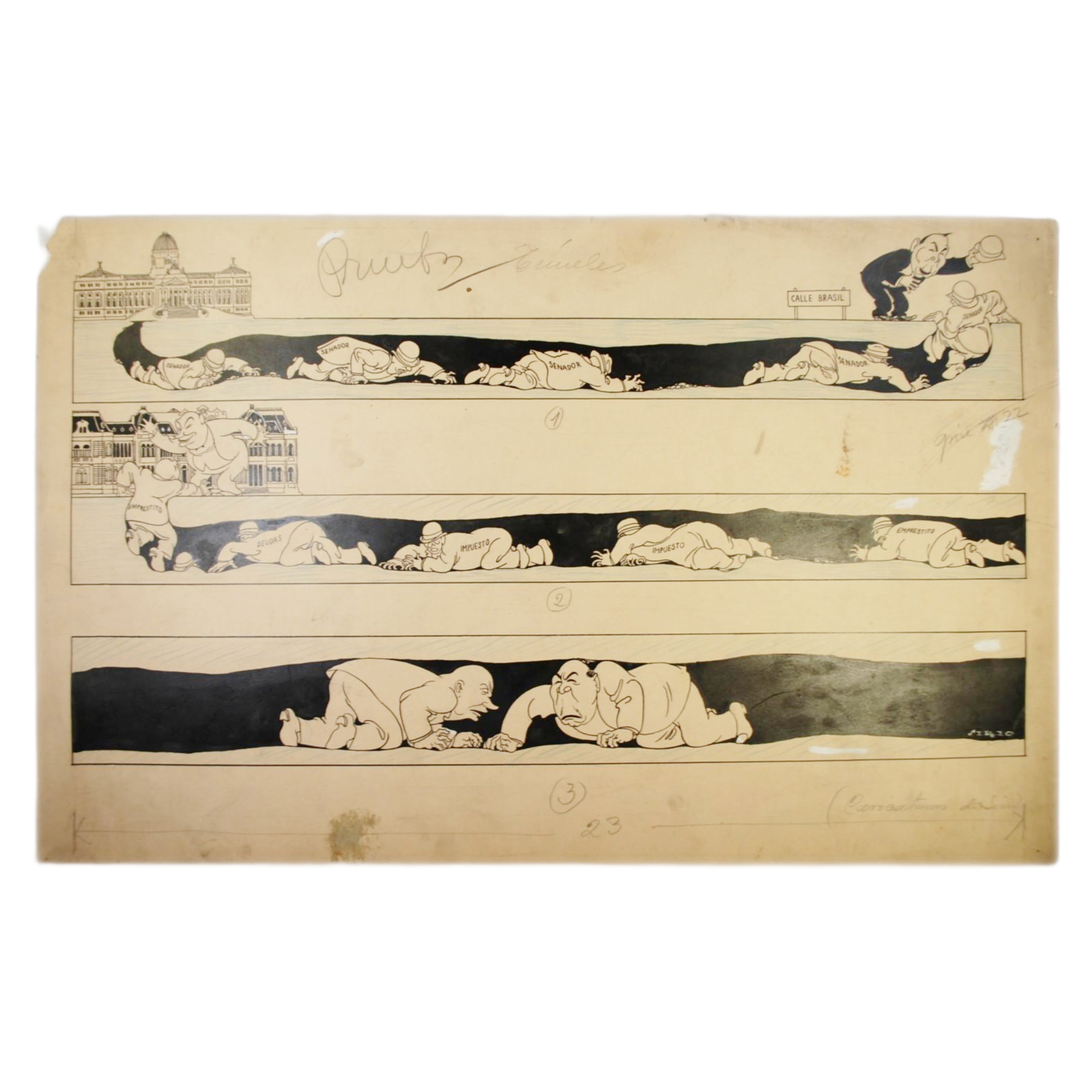 DIBUJO ORIGINAL DE ALEJANDRO SIRIO by ALEJANDRO SIRIO: (1920) Art ...