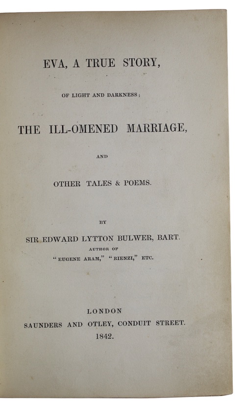 Eva, a true story, of light and darkness; the ill-omened marriage, and ...