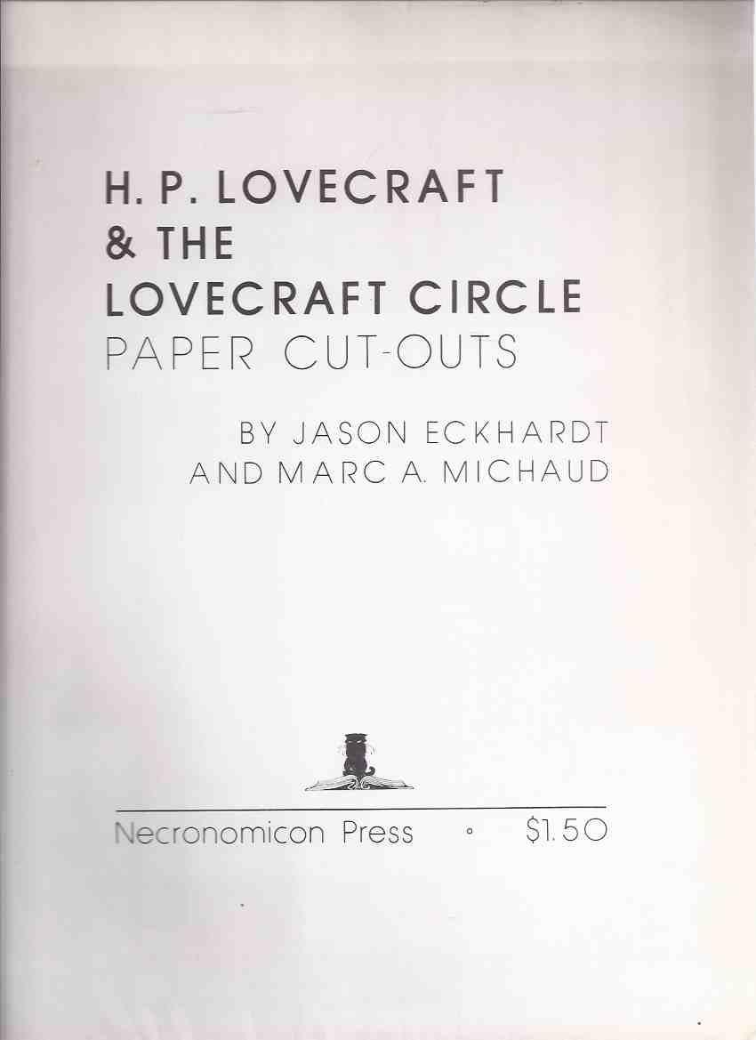 H P LOVECRAFT and The Lovecraft Circle Paper Cut Outs / Necronomicon ...