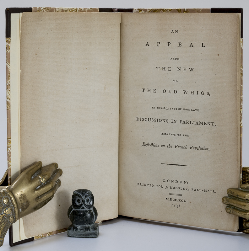 An Appeal from the New to the Old Whigs, in Consequence of some late ...