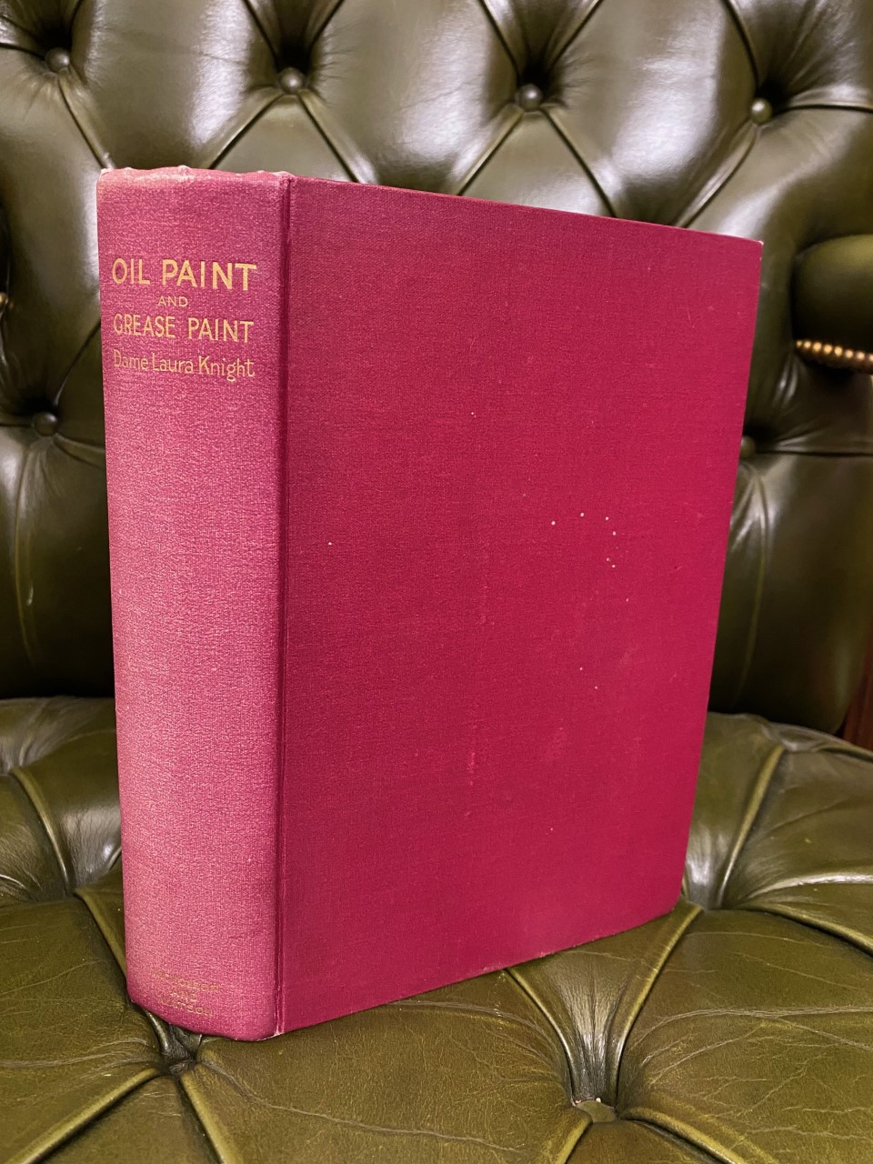 Oil Paint and Grease Paint by Knight, Laura: Very Good Hardcover (1937 ...