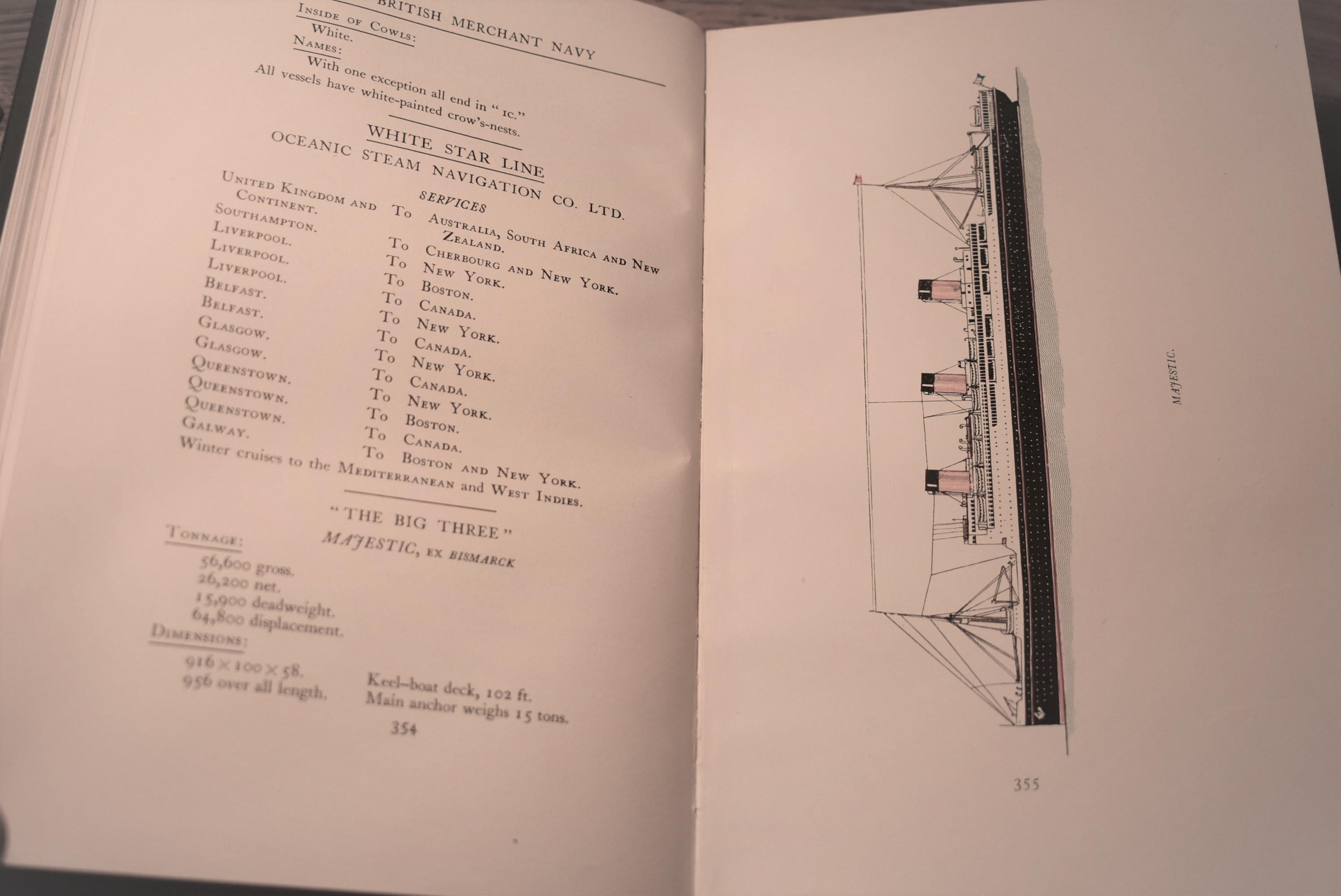 SHIPS OF THE BRITISH MERCHANT NAVY Passenger Lines by E C Talbot-Booth ...