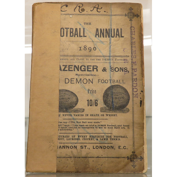 The Football Annual 1890 by Charles W. Alcock: Soft (1890) First ...