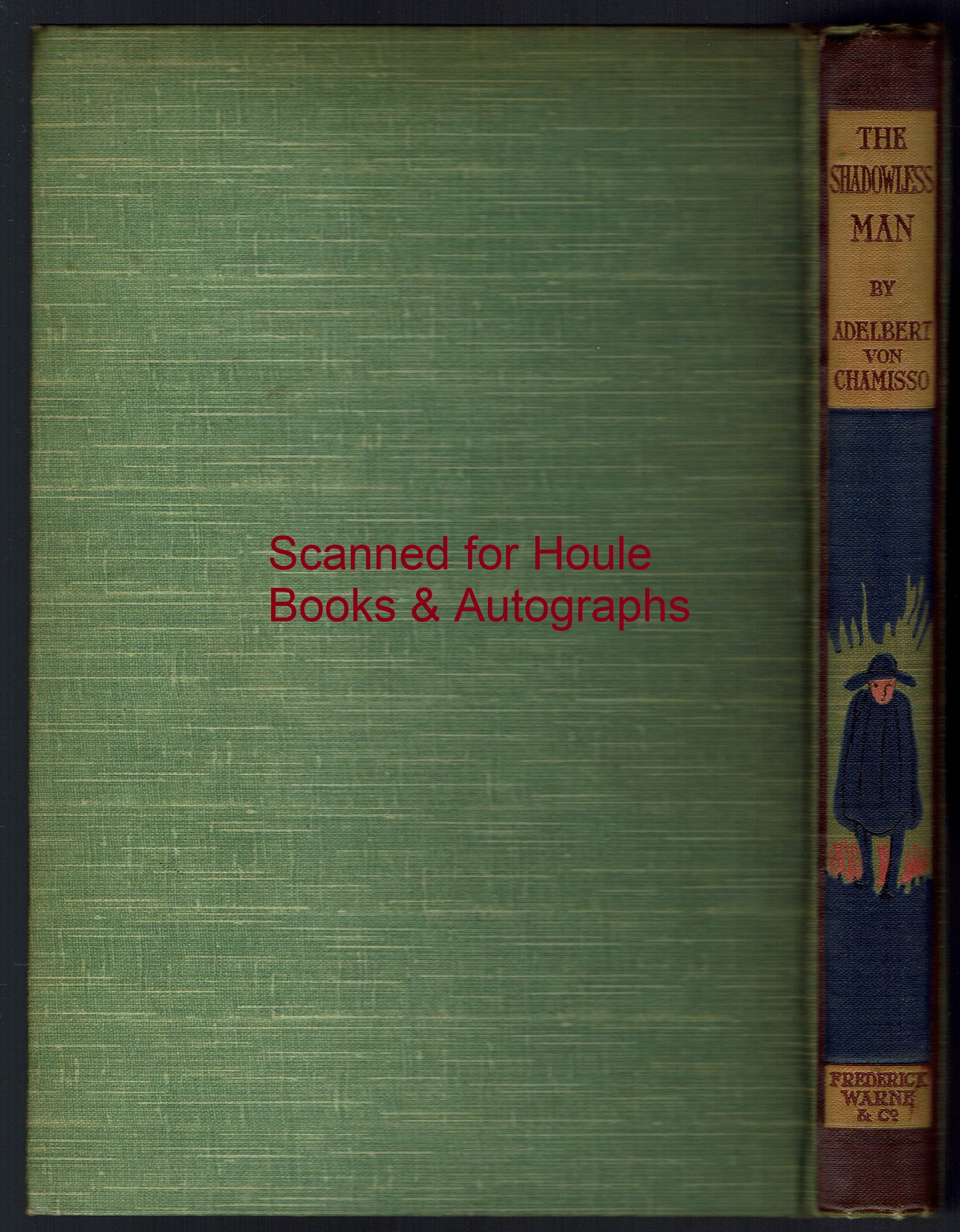 The Shadowless Man: Peter Schlemihl by Von Chamisso, Adelbert: Very ...