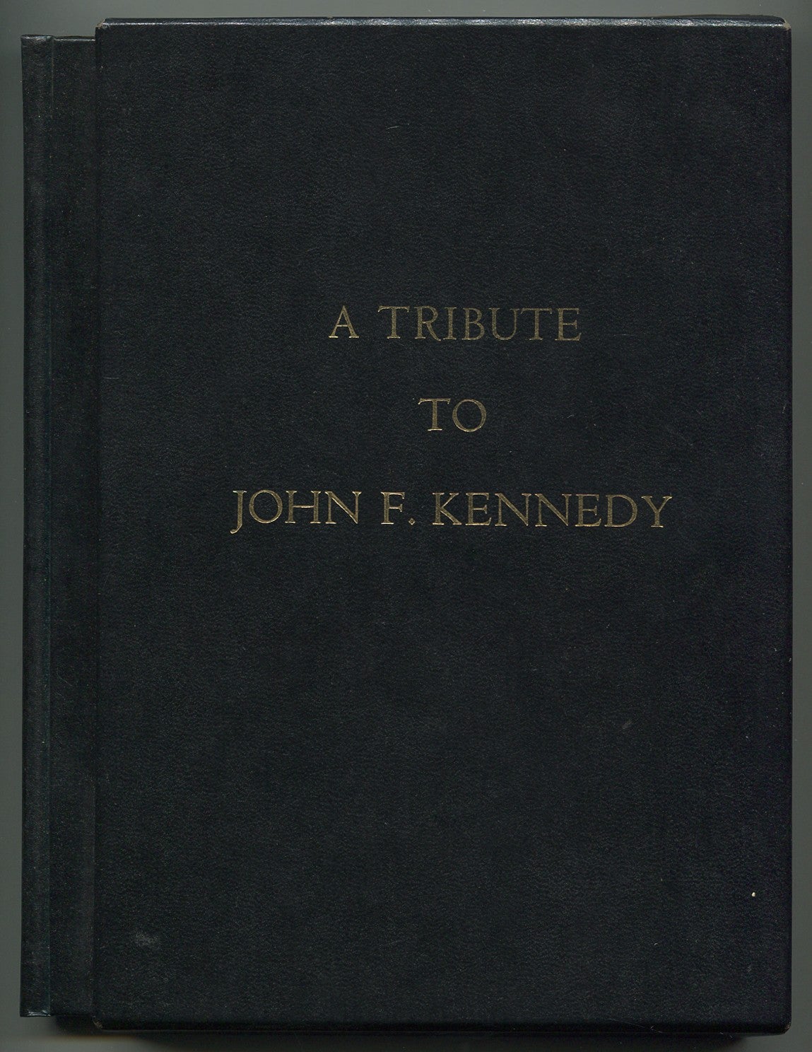 A Tribute to John F. Kennedy by SALINGER, Pierre and Sander Vanocur ...