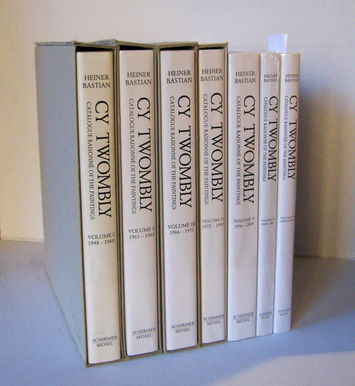 CY TWOMBLY: Catalogue Raisonne of the Paintings. Volumes I -VII by ...