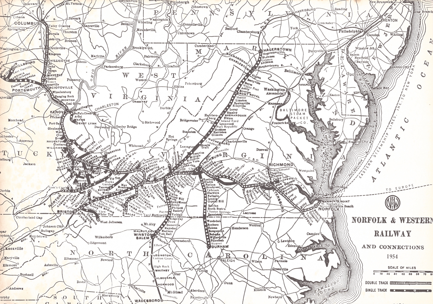 Night Trick - Photographs Of The Norfolk & Western Railway, 1955 - 60 ...