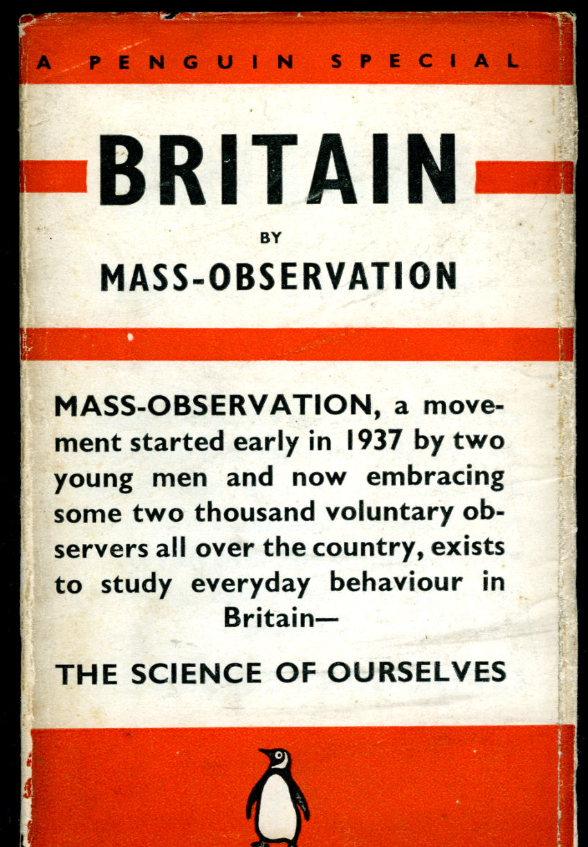 Britain by Mass-Observation by Charles Madge & Tom Harrison: Good Soft ...