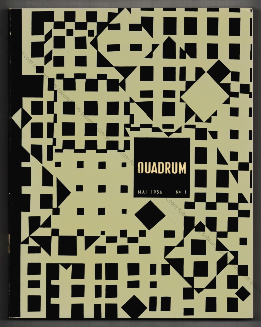 QUADRUM 1 - Revue Internationale d'Art Moderne. by [VASARELY, ABSTRACTION GÉOMÉTRIQUE, Wassily ...
