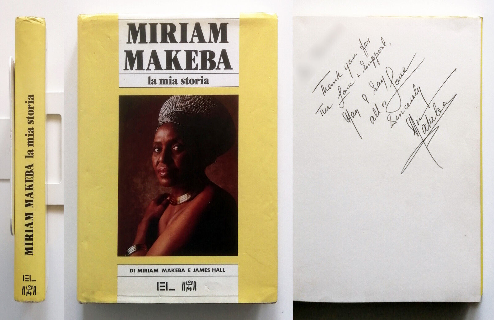 Miriam Makeba La mia storia Autografato Con James Hall 1989 EL Ediz ...