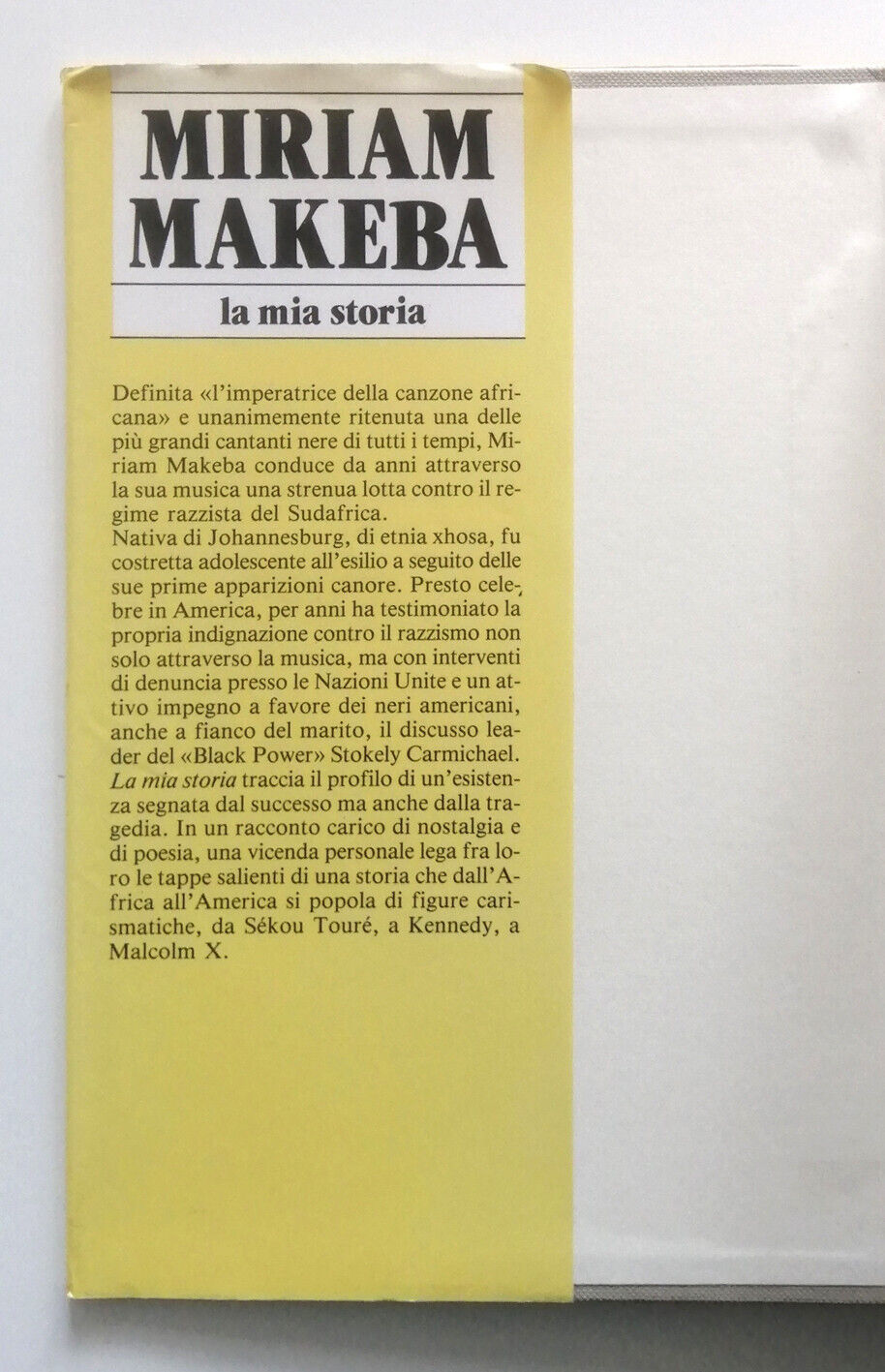 Miriam Makeba La mia storia Autografato Con James Hall 1989 EL Ediz ...