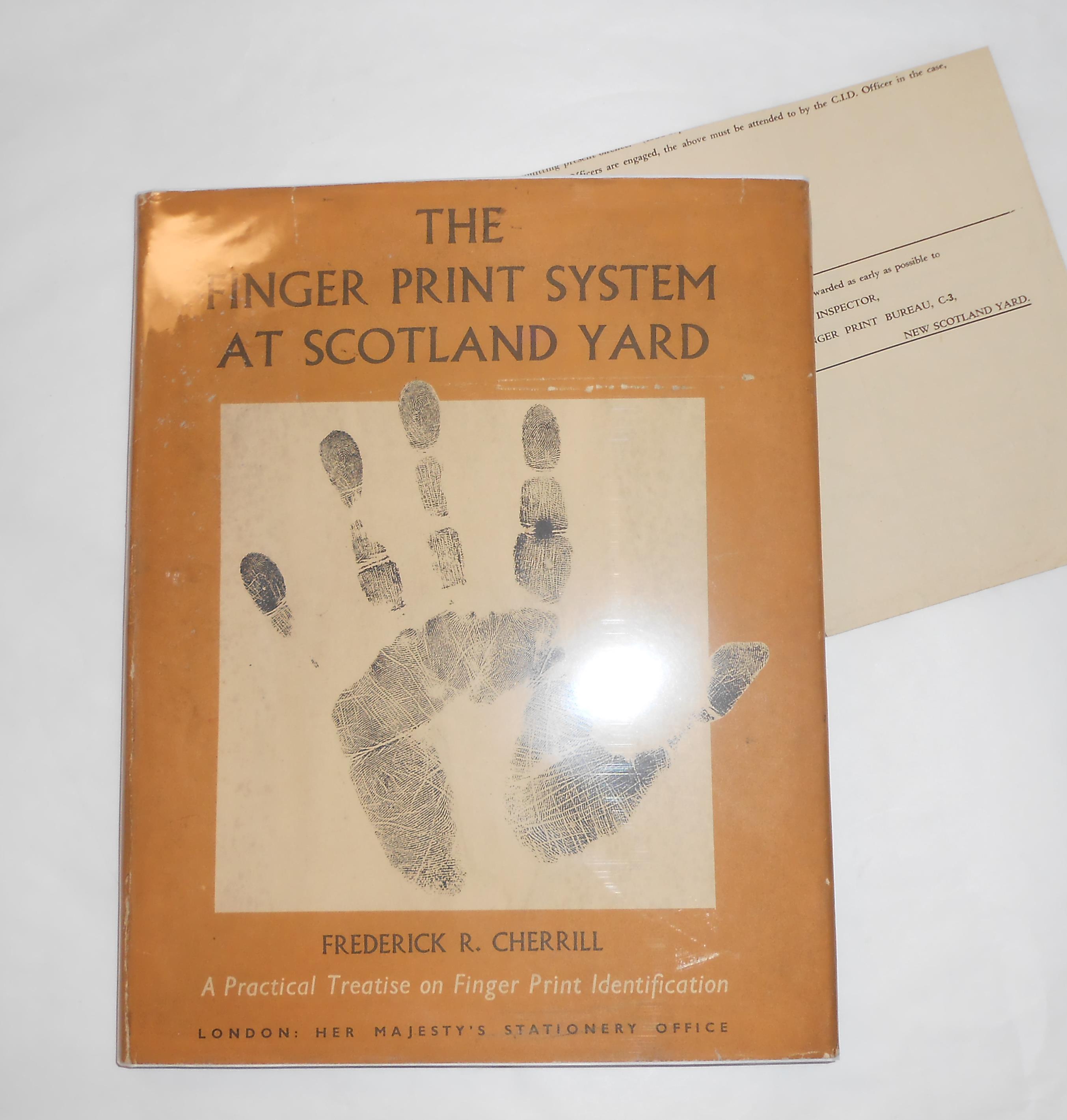 The Finger Print System At Scotland Yard (fingerprint) by CHERRILL ...