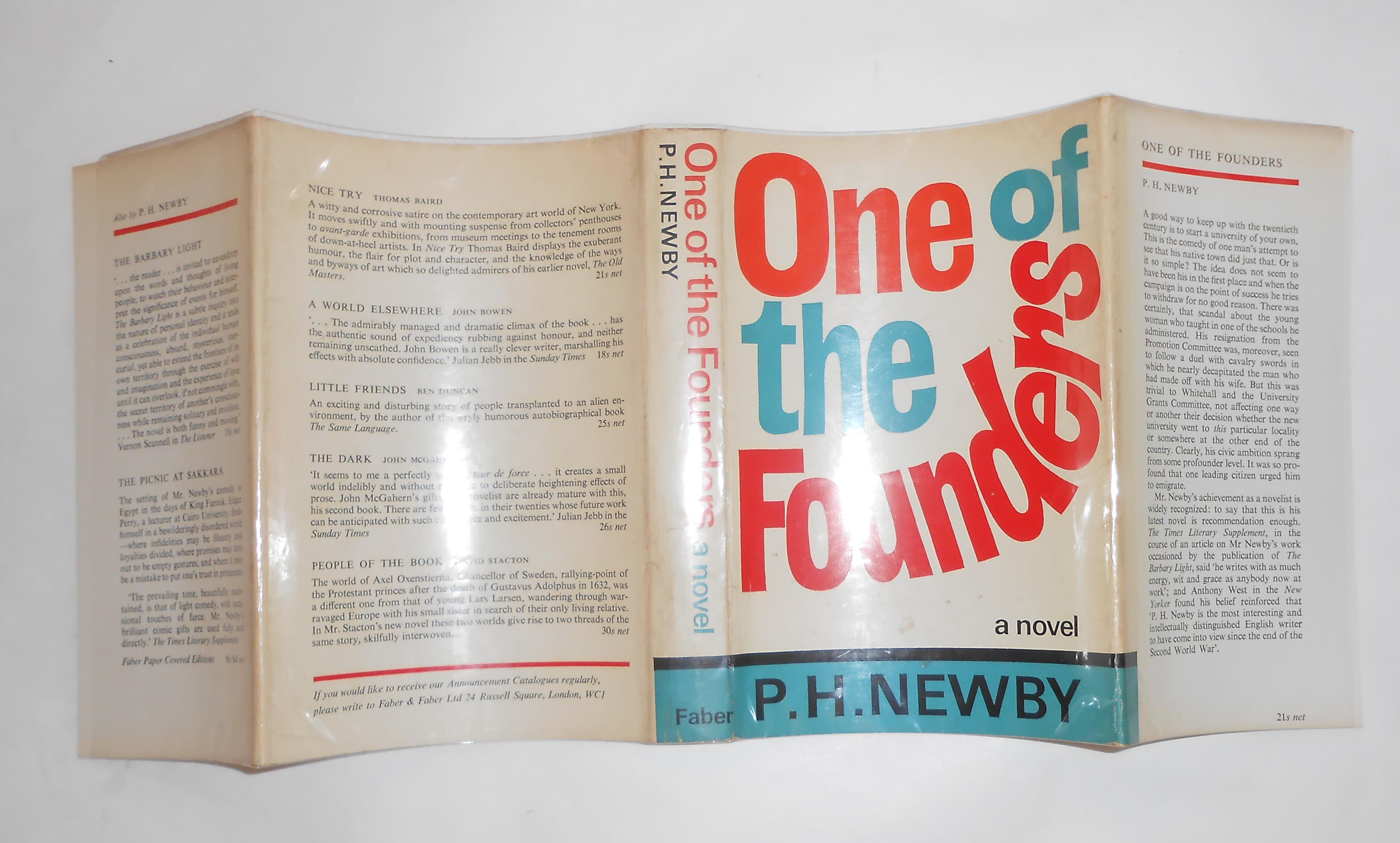 One of the Founders by NEWBY, P H: HARDCOVER (1965) 1st Edition ...