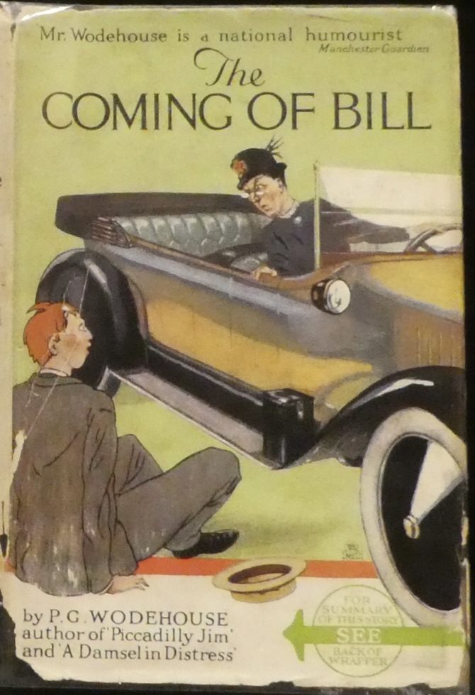 The Coming of Bill by Wodehouse, P. G.: Very Good Hardcover 5th or ...