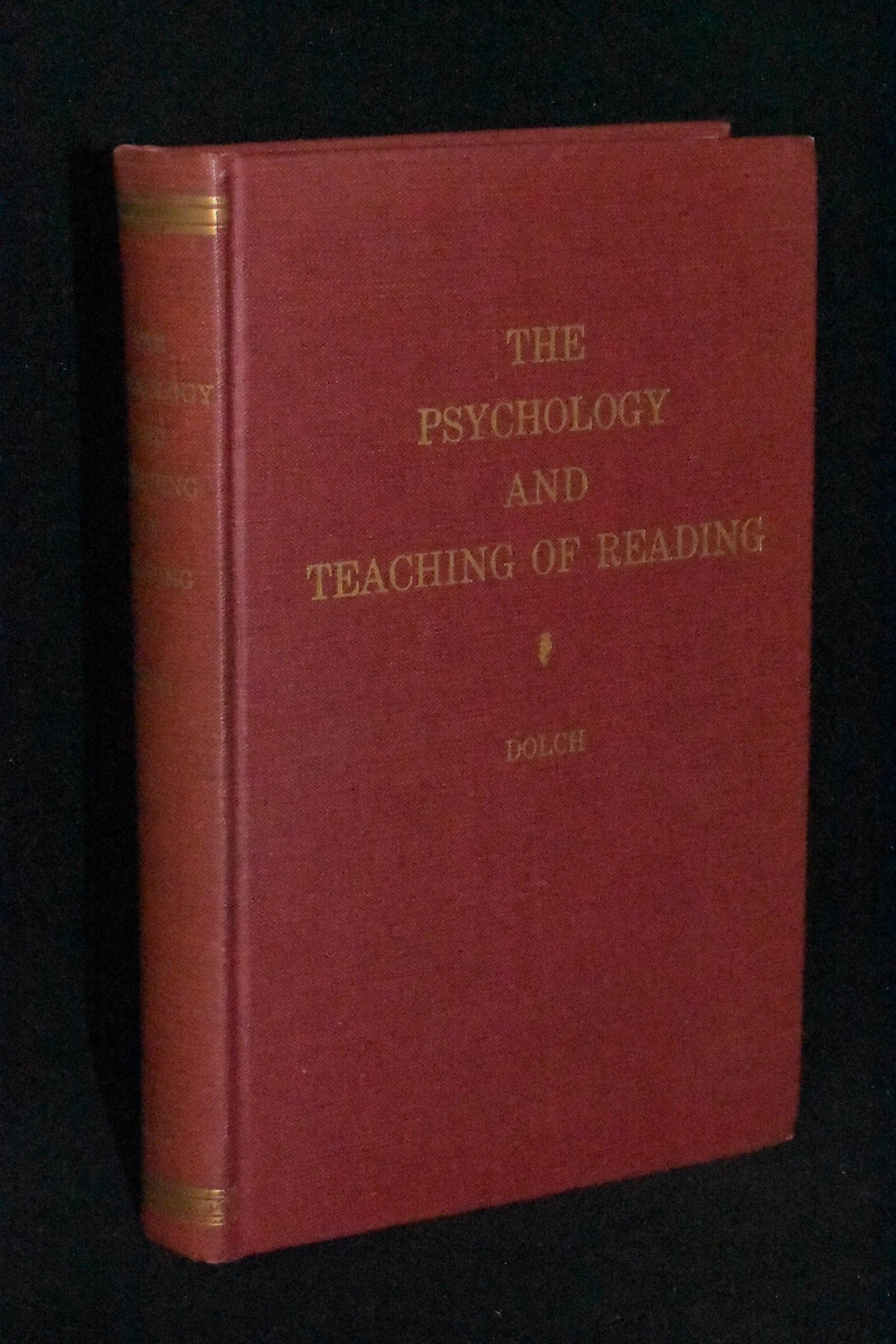 The Psychology and Teaching of Reading by Edward William Dolch: Very ...