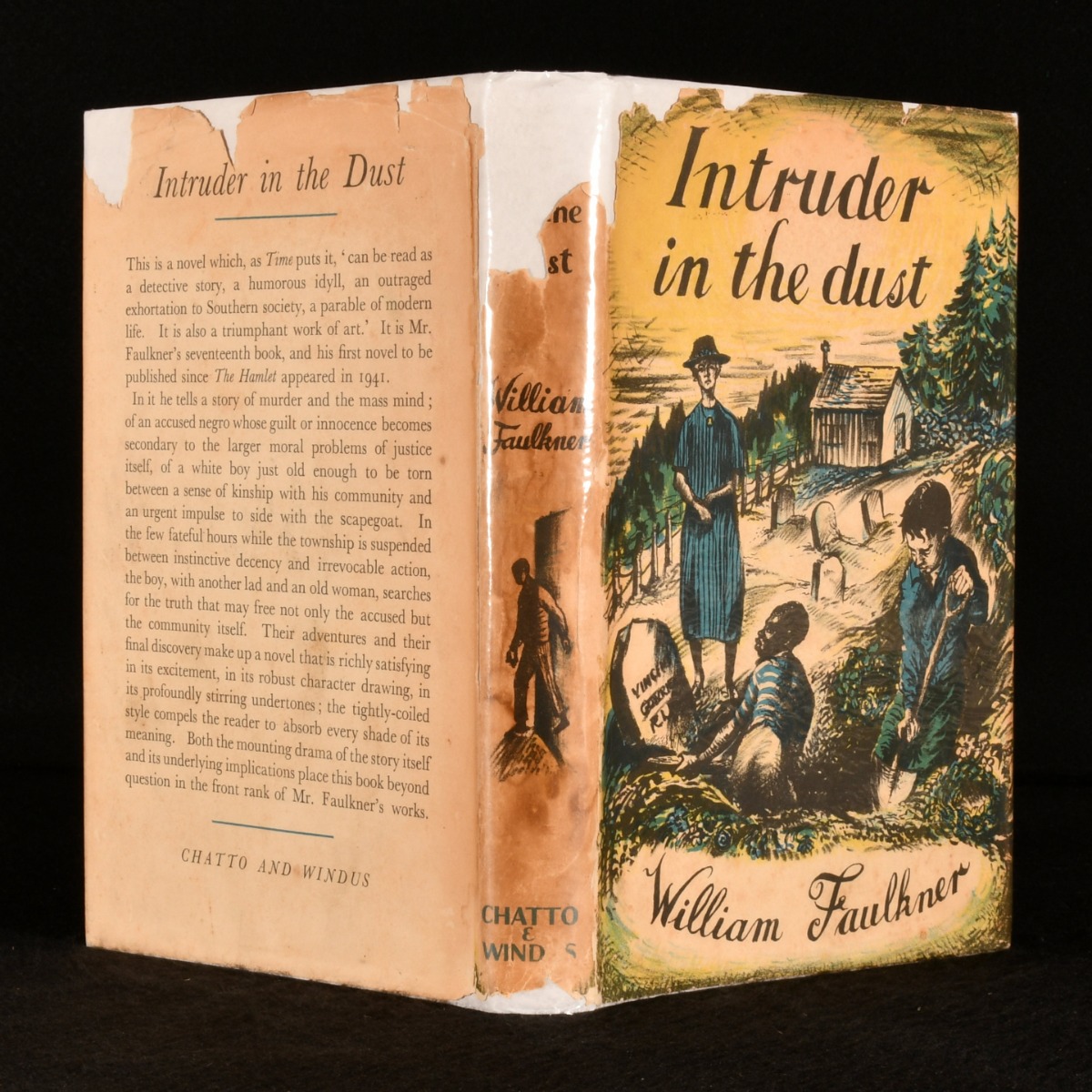Intruder in the Dust by William Faulkner: Very Good Cloth (1949) First ...