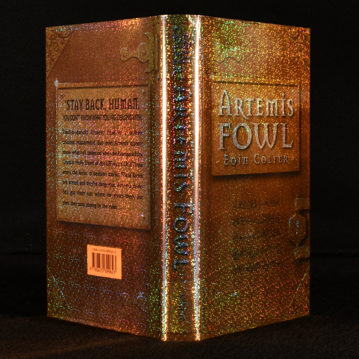 Artemis Fowl by Eoin Colfer: Fine Cloth (2001) First edition. | Rooke ...