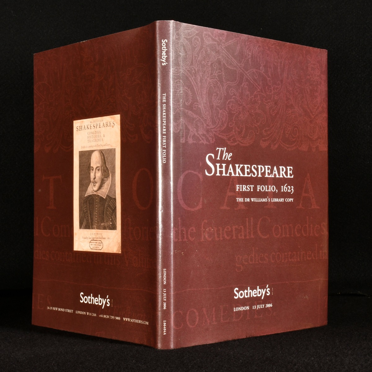 William Shakespeare: The First Folio, 1623. The Dr. Williams's Library ...