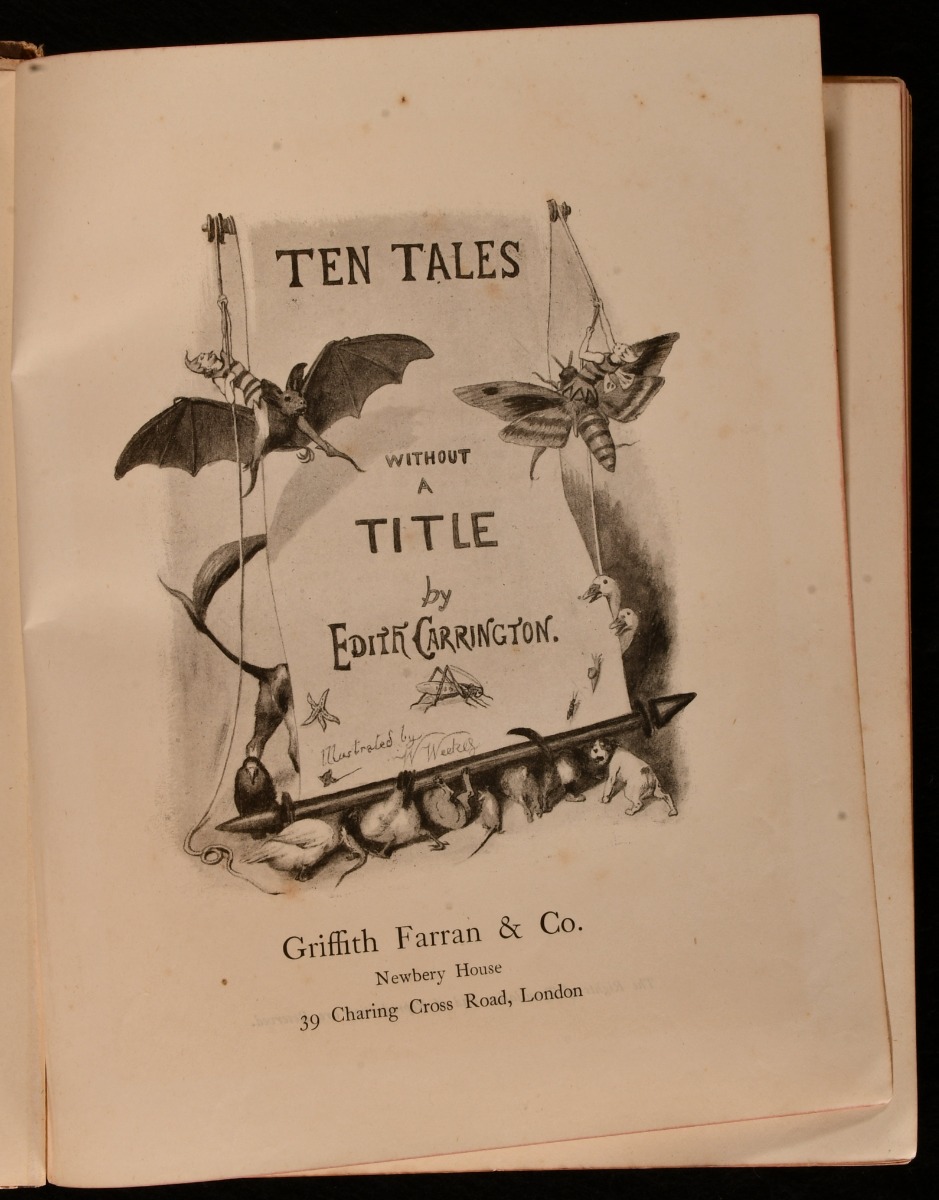 Ten Tales Without a Title by Edith Carrington: Good Cloth (1893) First ...