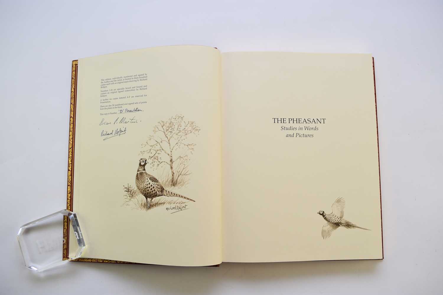 The Pheasant: A Study in Words and Pictures by Martin, Brian & Robjent ...