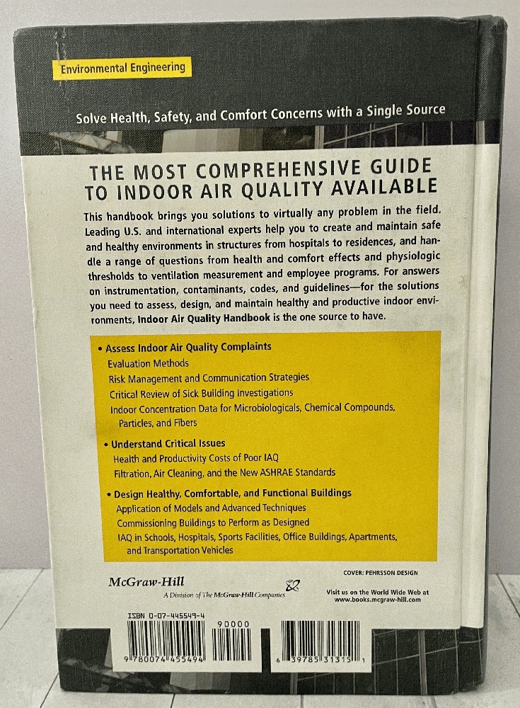Indoor Air Quality Handbook by Spengler, John D.; McCarthy, John F ...