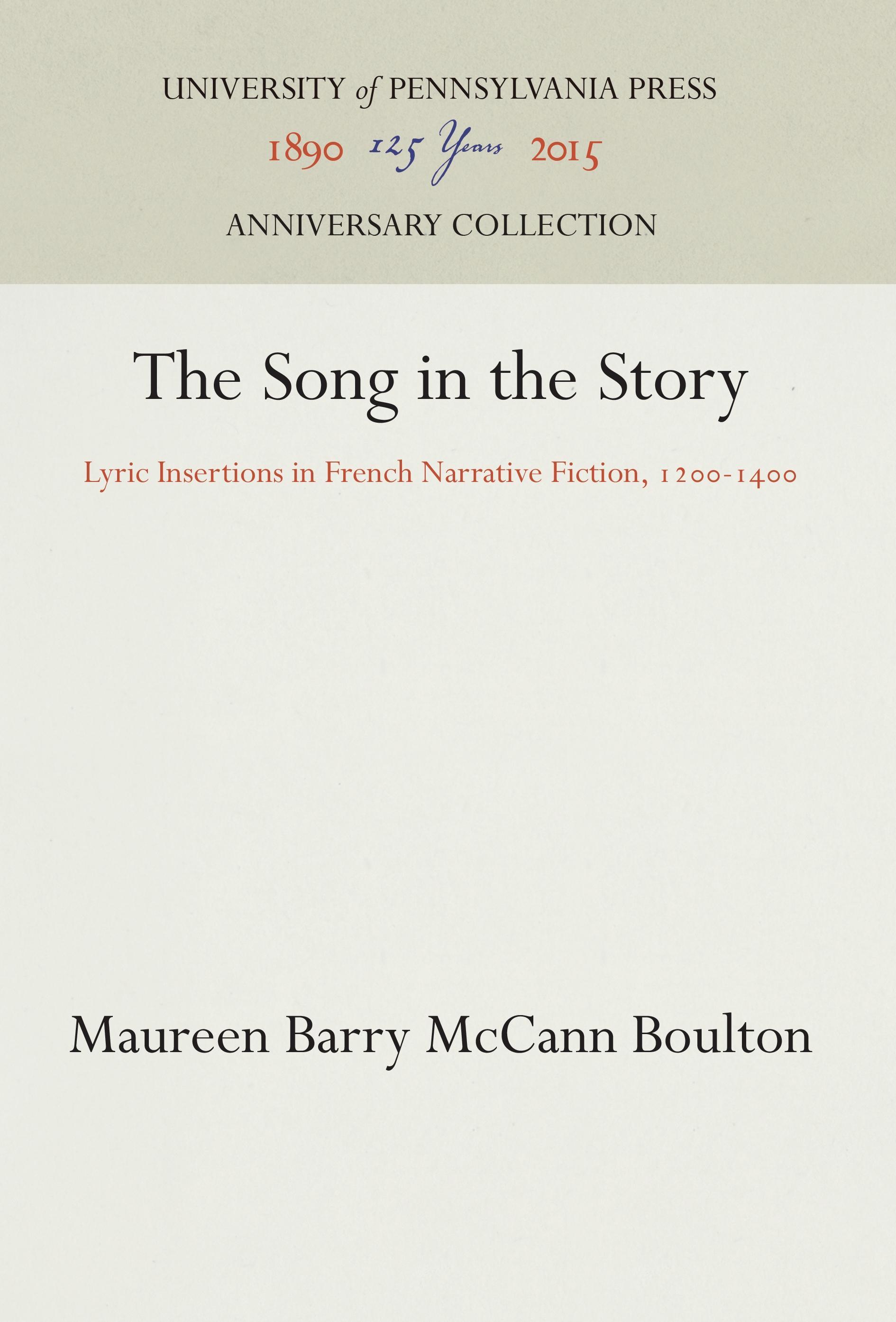 The Song in the Story von Boulton, Maureen Barry McCann: New Gebunden ...