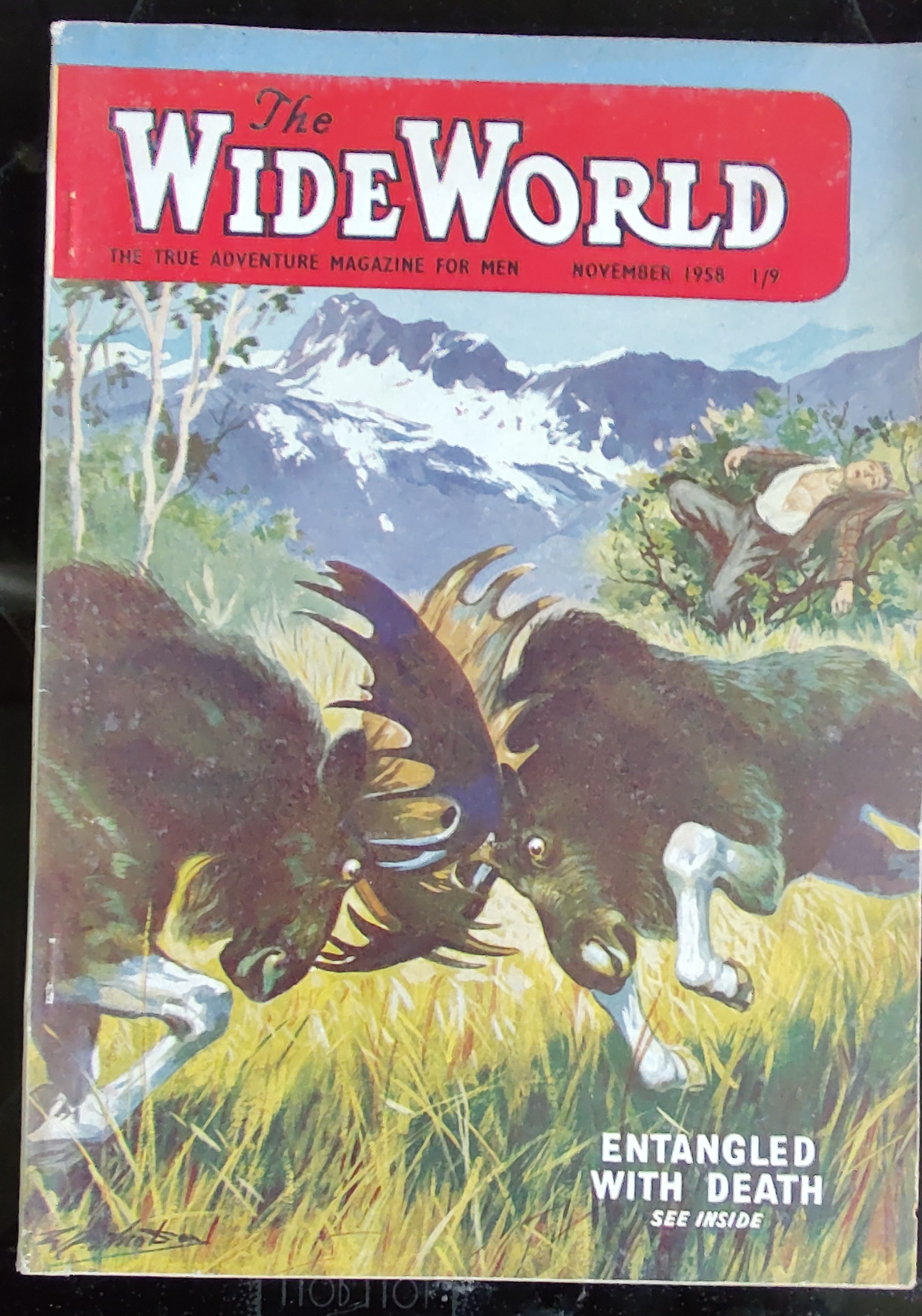 THE WIDE WORLD. THE TRUE ADVENTURE MAGAZINE FOR MEN. NOVEMBER 1958 ...