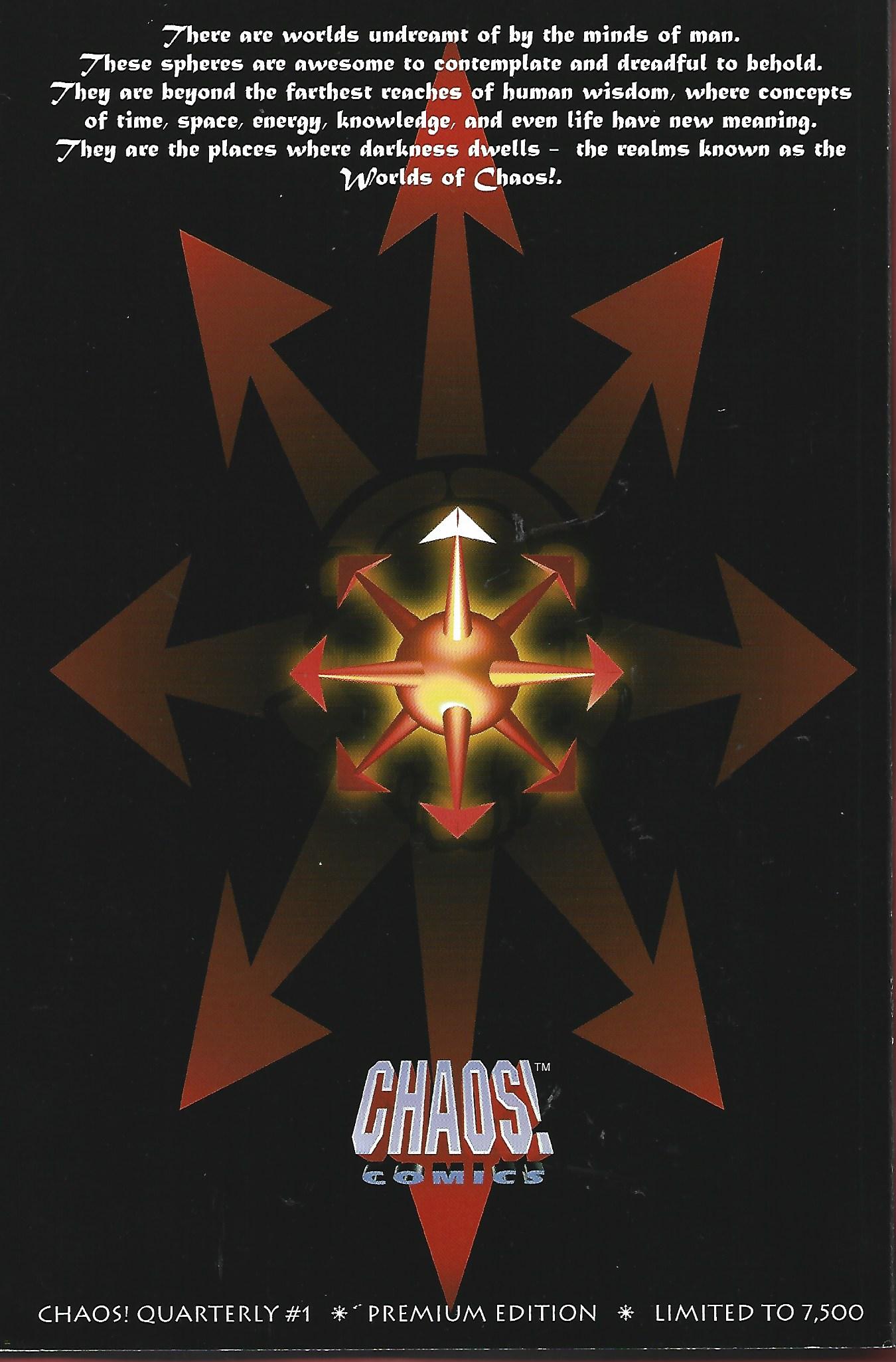 Chaos Comics Chaos Quarterly Volume 1, Issue #1 Holographic Cover by ...