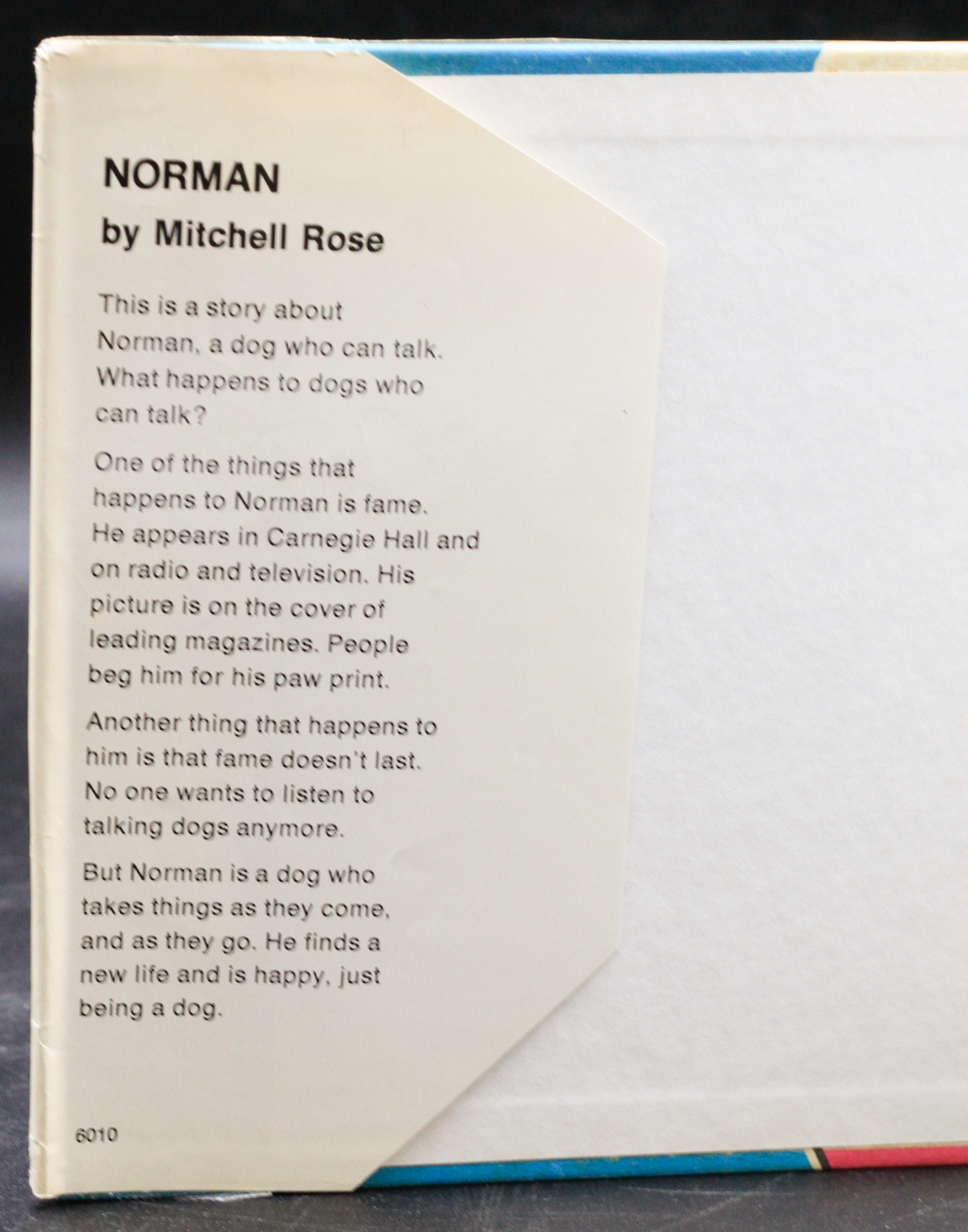 Norman (First Edition) by Rose, Mitchell: Very Good Hardcover (1970 ...