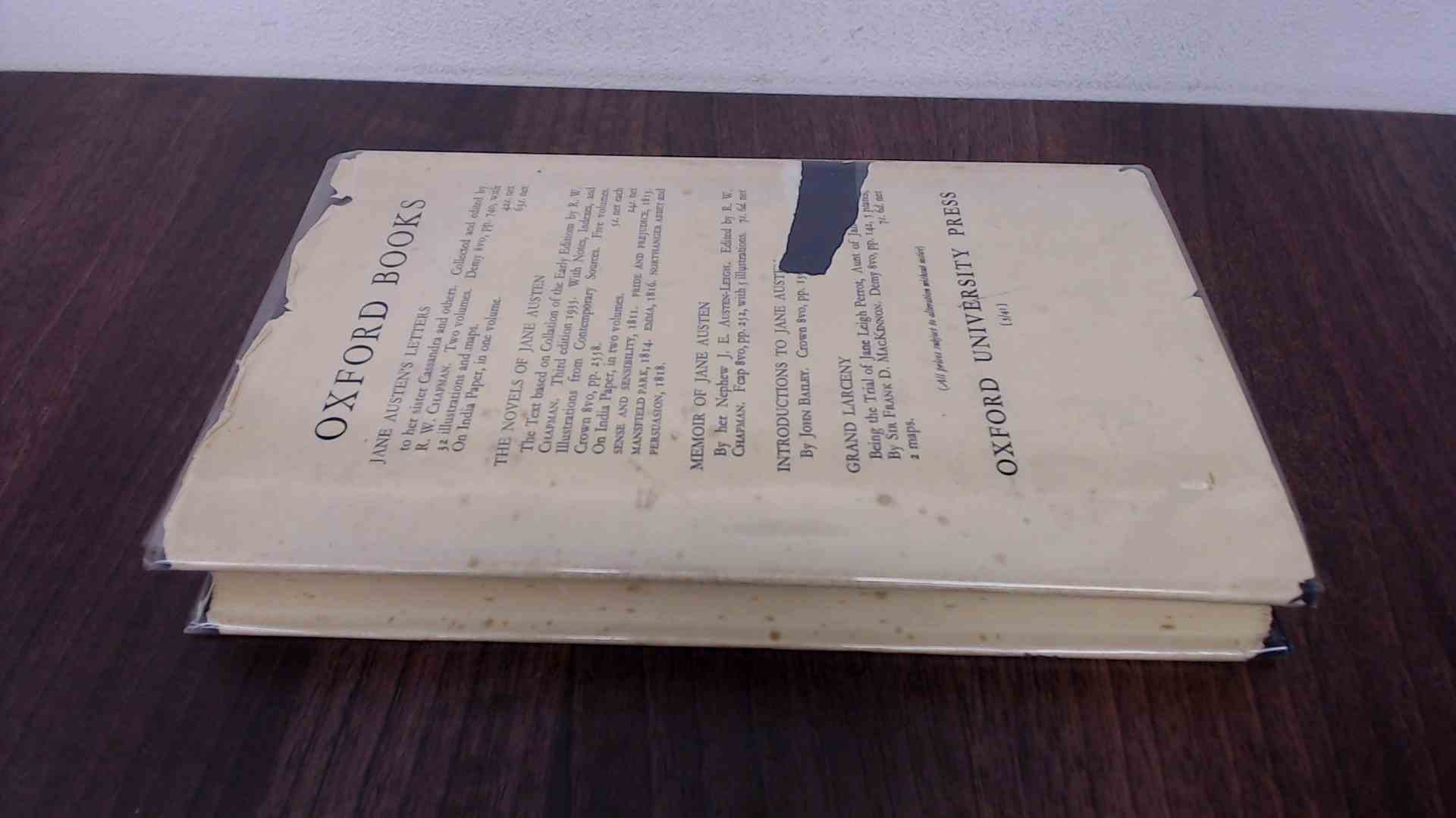 Jane Austen And Her Art by Mary Lascelles: Good (1939) | BoundlessBookstore