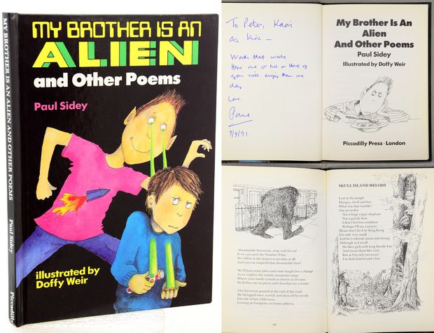 MY BROTHER IS AN ALIEN AND OTHER POEMS. von Sidey, Paul.: (1991 ...