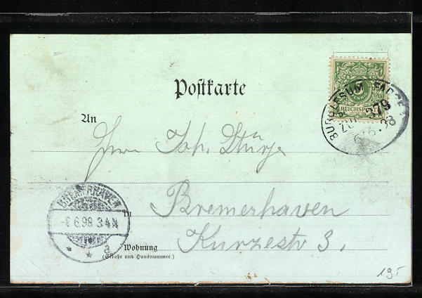 Lithographie St. Magnus, Gasthaus im grünen Thal: (1898) Manuskript ...