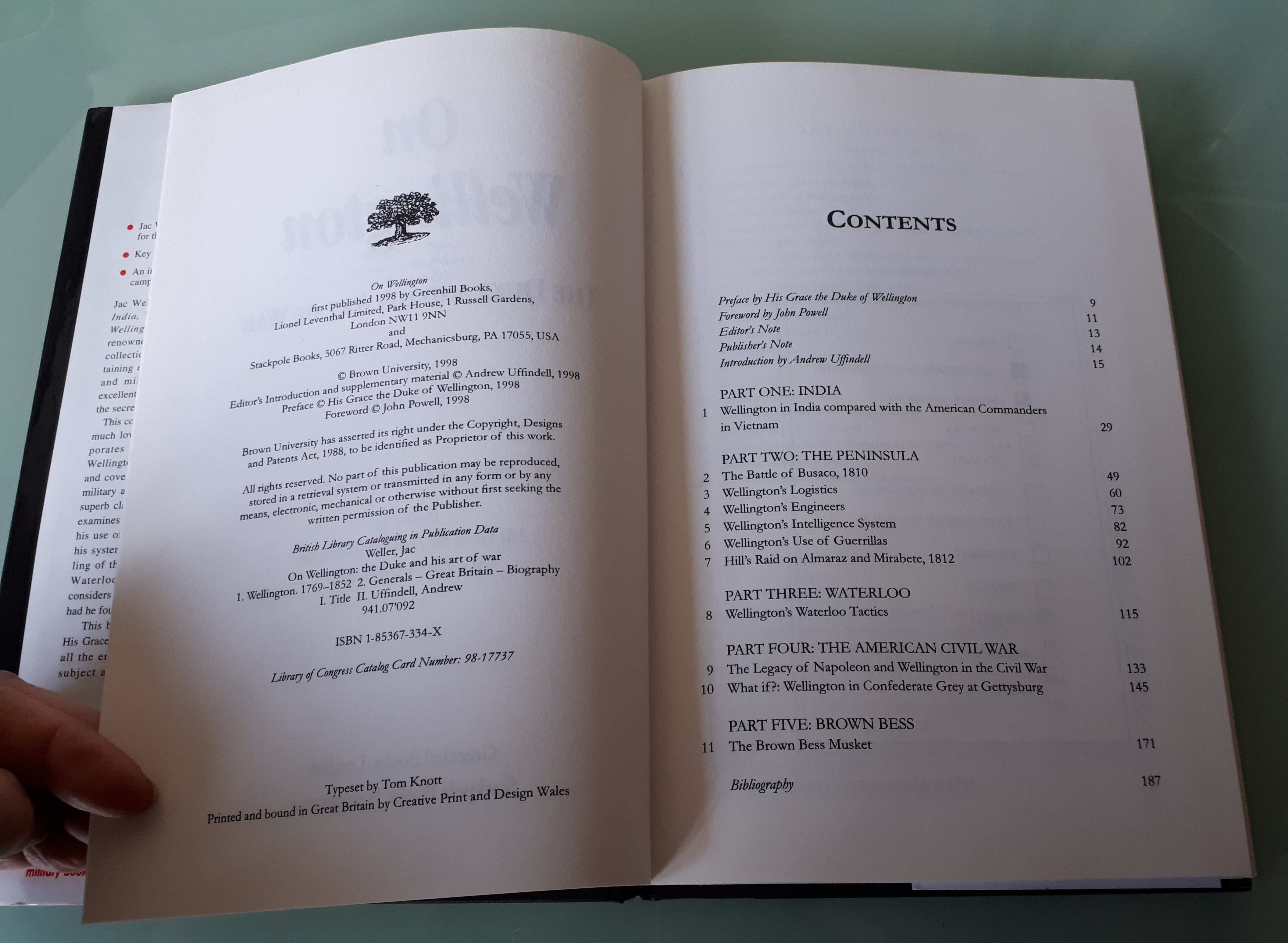 On Wellington: The Duke and His Art of War by Weller, Jac; Uffindell ...