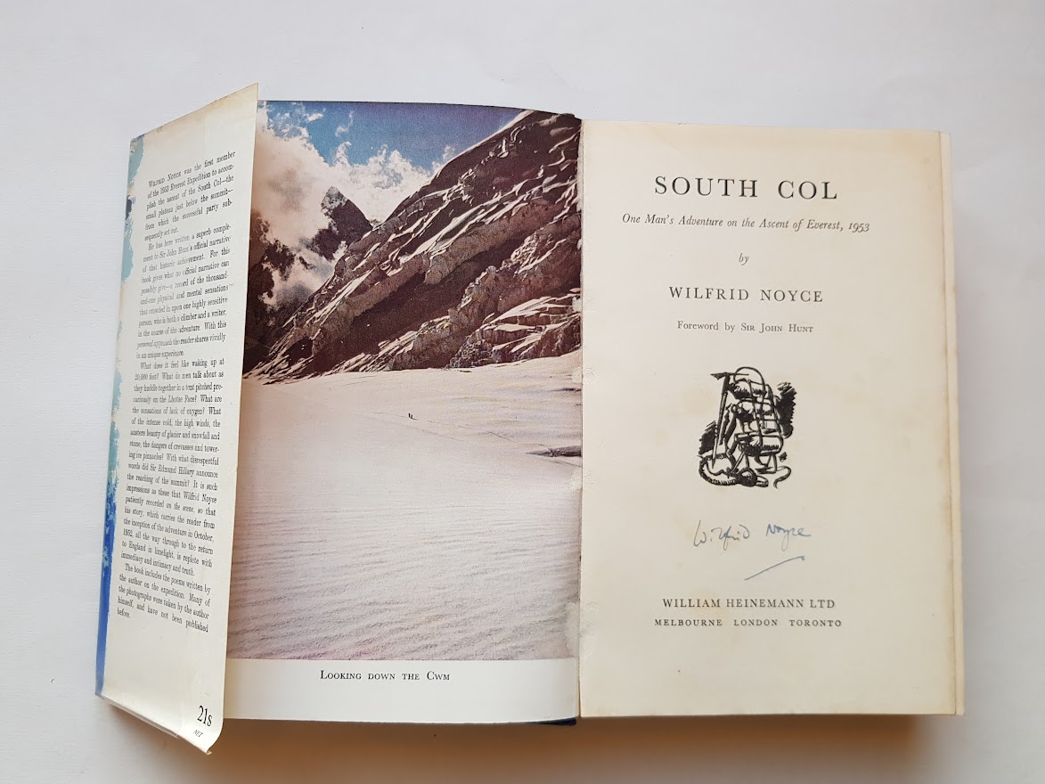 South Col. One Man's Adventure On The Ascent of Everest, 1953 Signed By ...