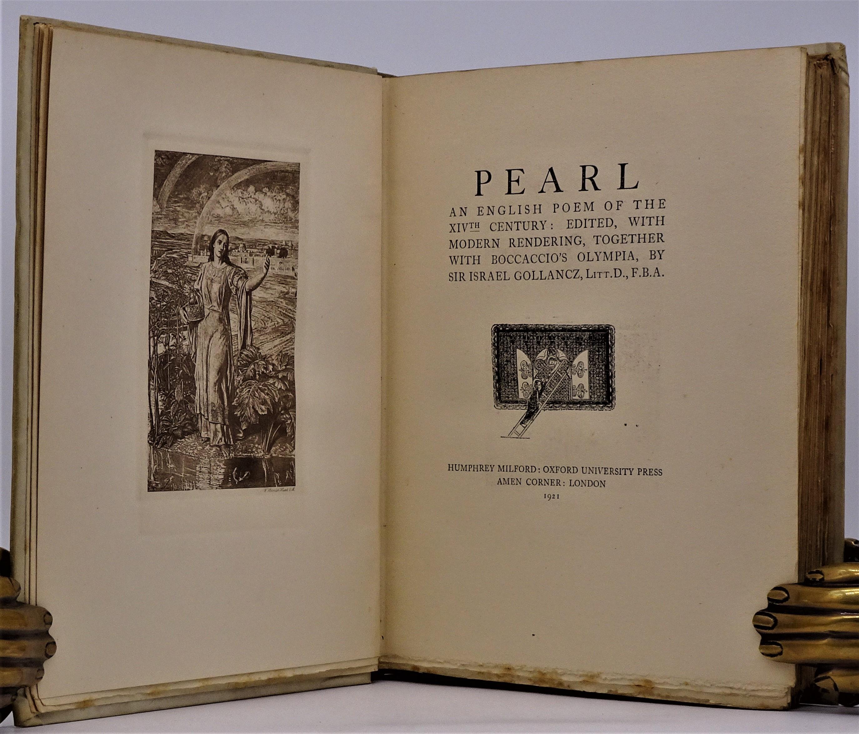 PEARL An English Poem of the XIvth Century: Edited, with Modern ...