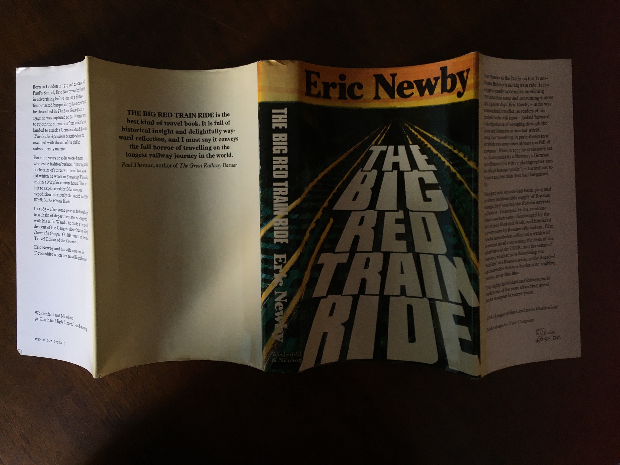 The Big Red Train Ride by Eric Newby: Fine Hardcover (1978) 1st Edition ...