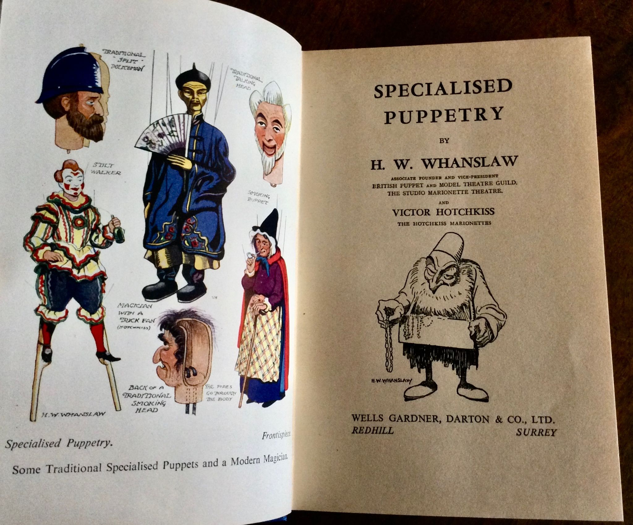 SPECIALISED PUPPETRY by H. W. WHANSLAW: Very Good Hardcover (1948) 1st ...