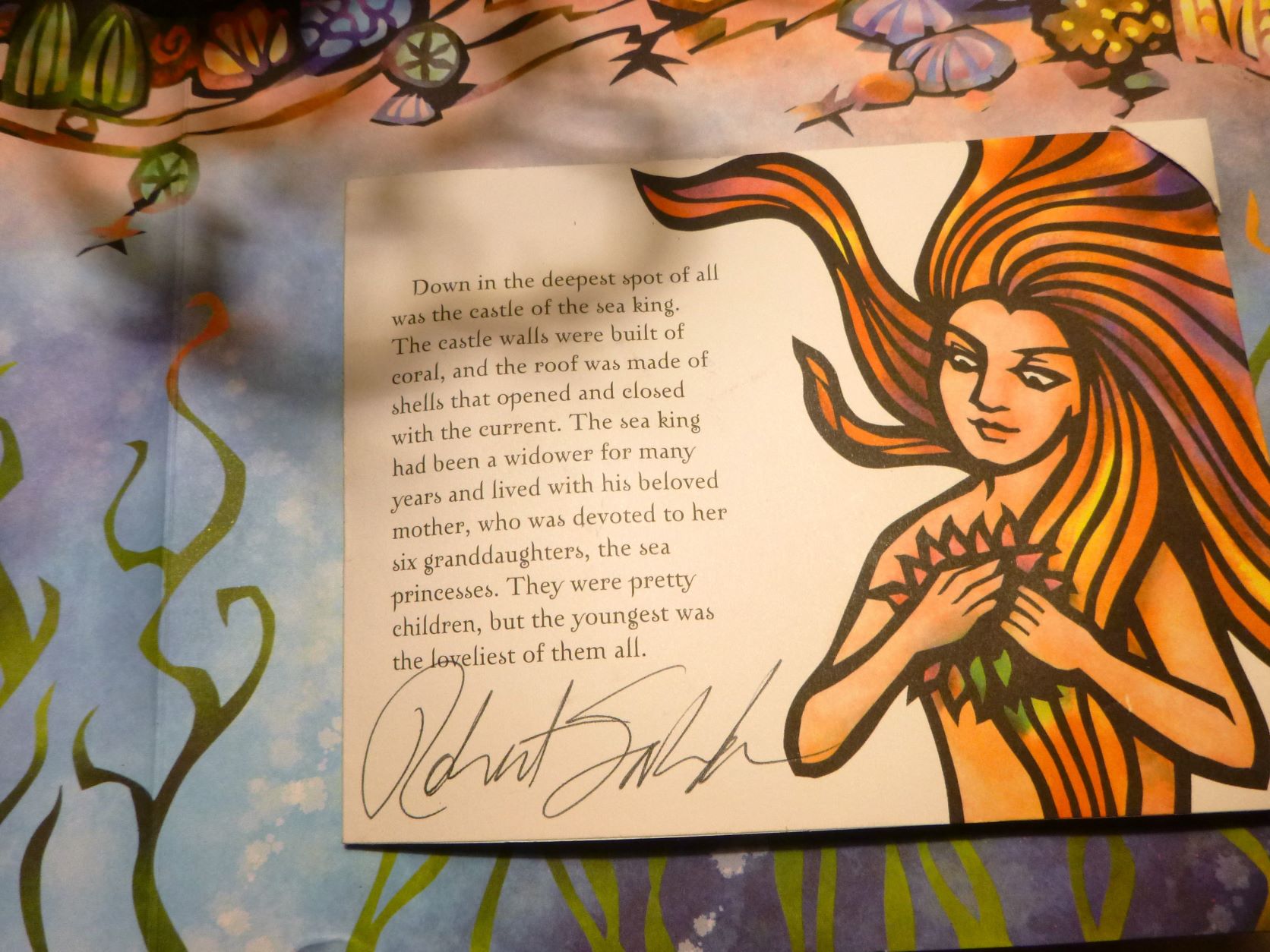 The Little Mermaid Pop-Up Signed 1st Edition by Robert Sabuda: Near ...