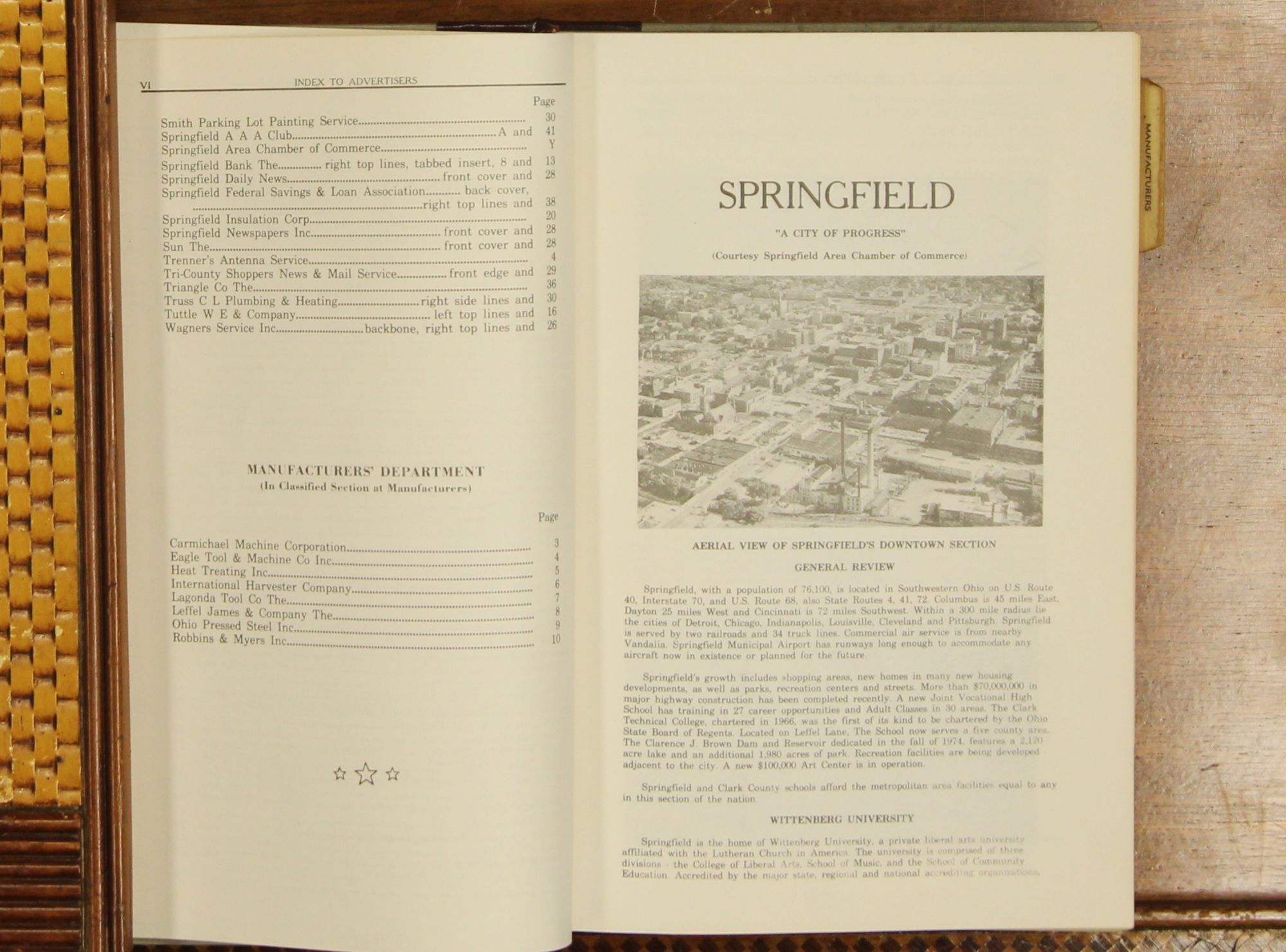1980 Springfield Ohio City Directory Genealogy by Williams Directory Co ...